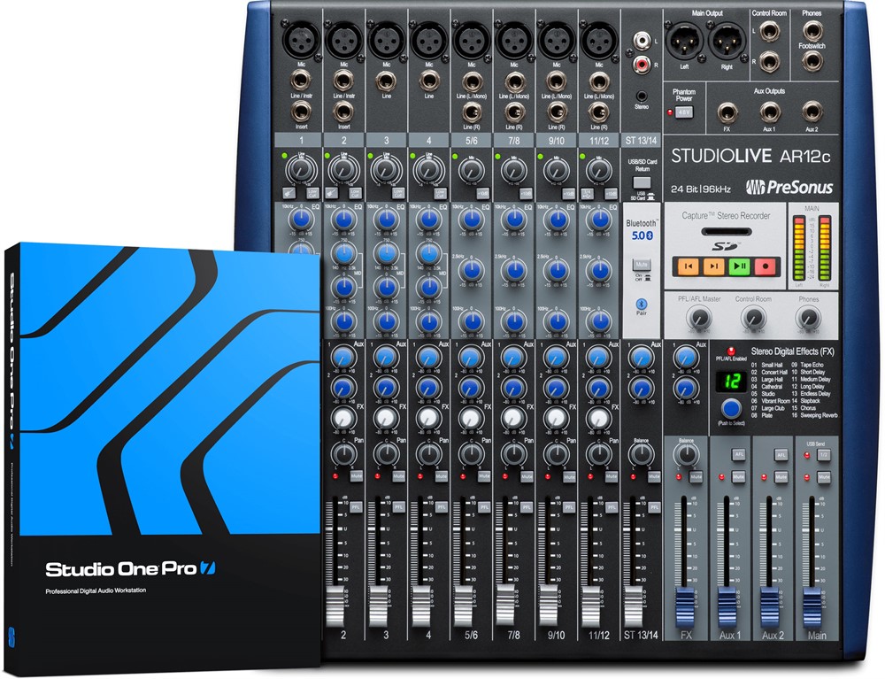 PreSonus StudioLive AR12c - Analog mixer - JAM
