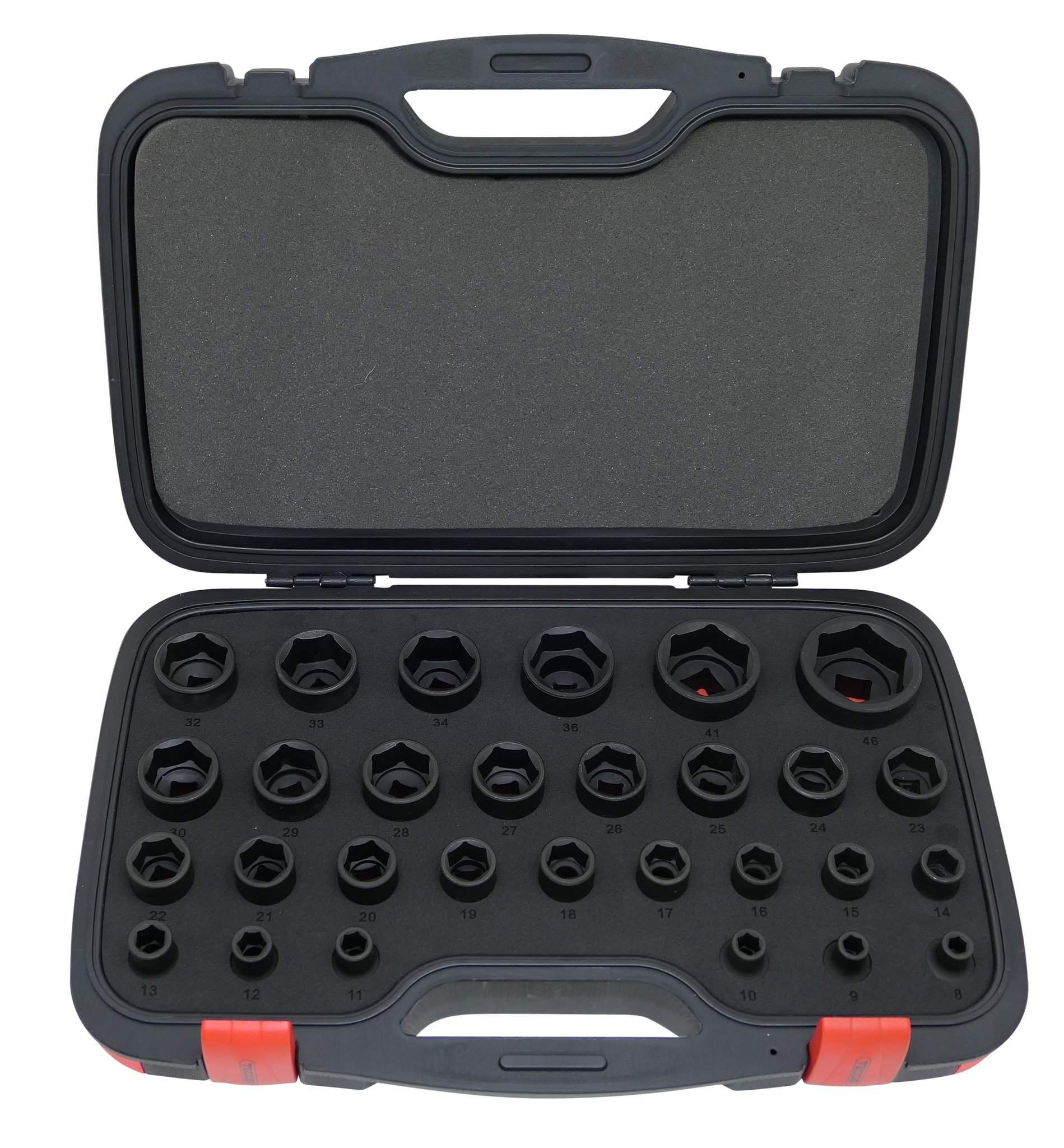 Power sleeve set 1/2" - 29 pieces, short Tecos 8 - 46 mm ...