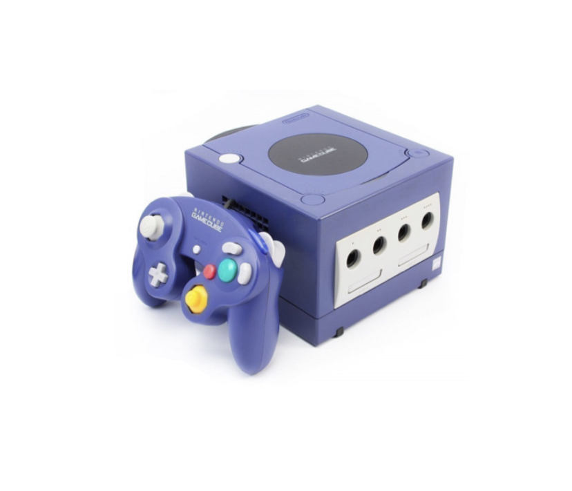 Gamecube konsol lila inkl en originalkontroll - gameretro.se