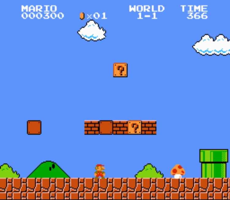 Super Mario Bros 1 - NES - gameretro.se
