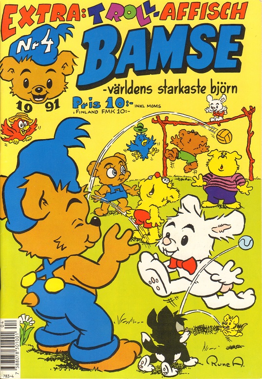 Bamse nr 4 1991, Extra: Troll-Affisch! - Seriekällaren