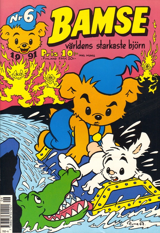 Bamse nr 6 1991 - Seriekällaren