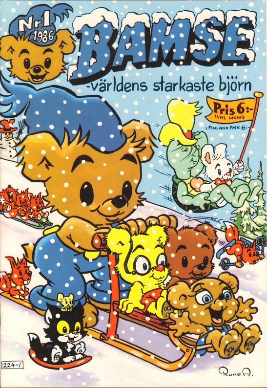 Bamse nr 1 1986 - Seriekällaren