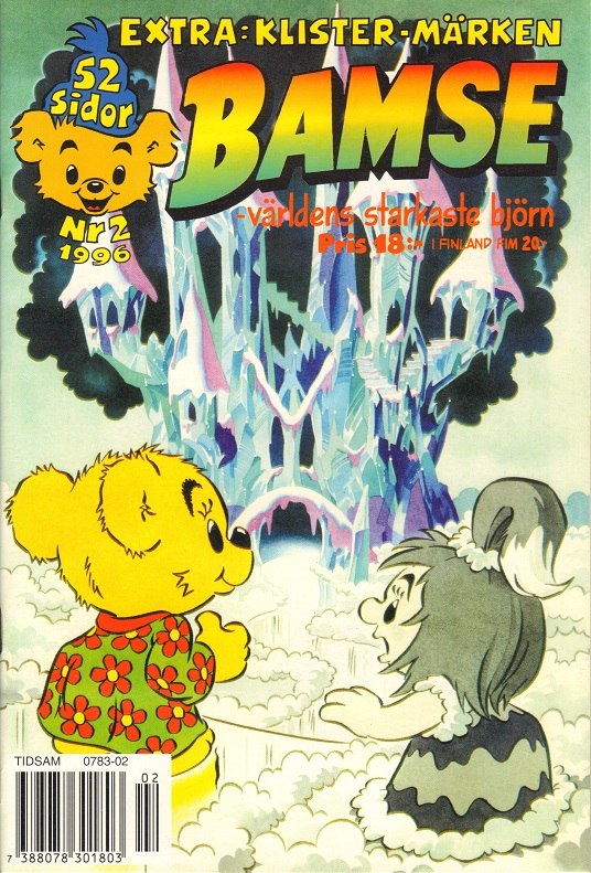 Bamse nr 2 1996, Extra: klistermärken! - Seriekällaren