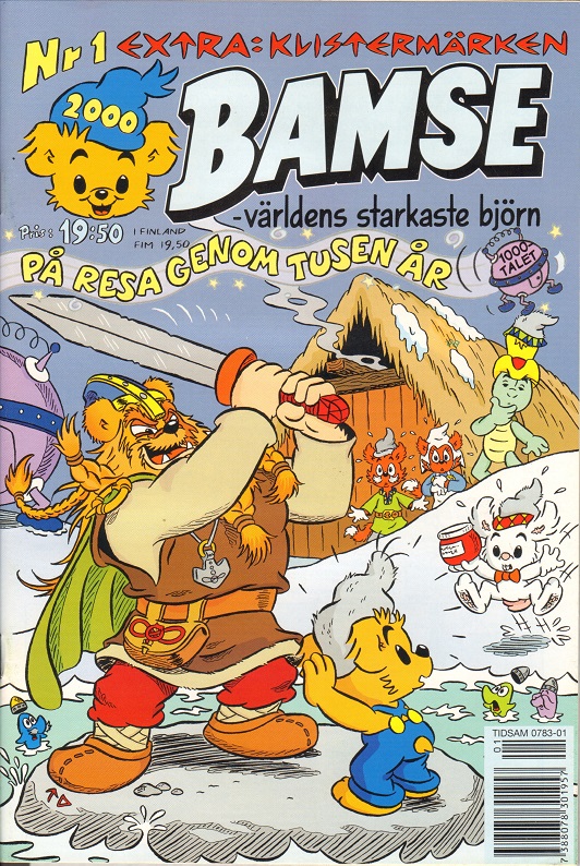 Bamse nr 1 2000, Extra: Klistermärken! - Seriekällaren