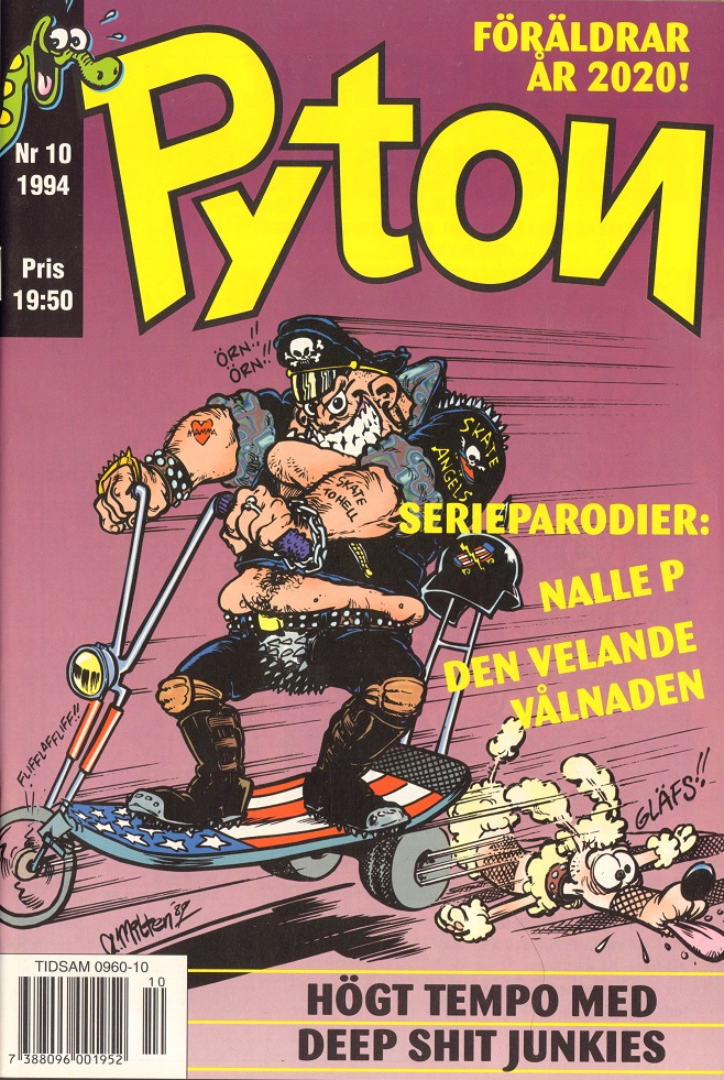 Pyton nr 10 1994, Högt tempo med Deep Shit Junkies! - Seriekällaren