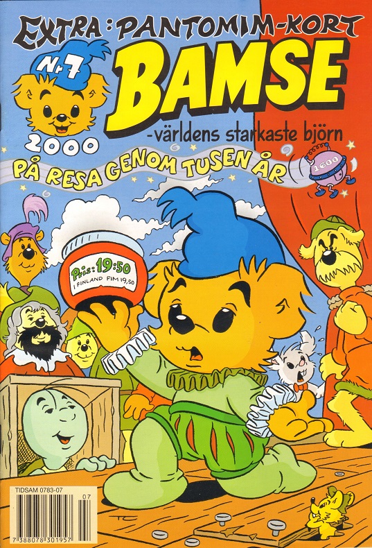 Bamse nr 7 2000, Extra: Pantomim-kort! - Seriekällaren