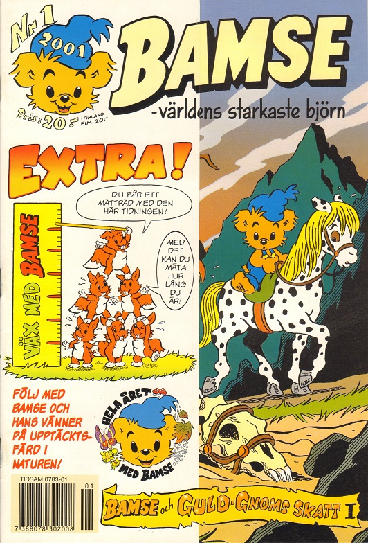 Bamse nr 1 2001, Extra: Väx med Bamse! - Seriekällaren