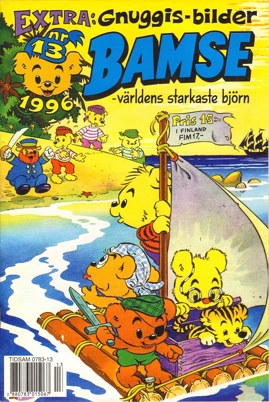 Bamse nr 13 1996, Extra: Gnuggis bilder! - Seriekällaren