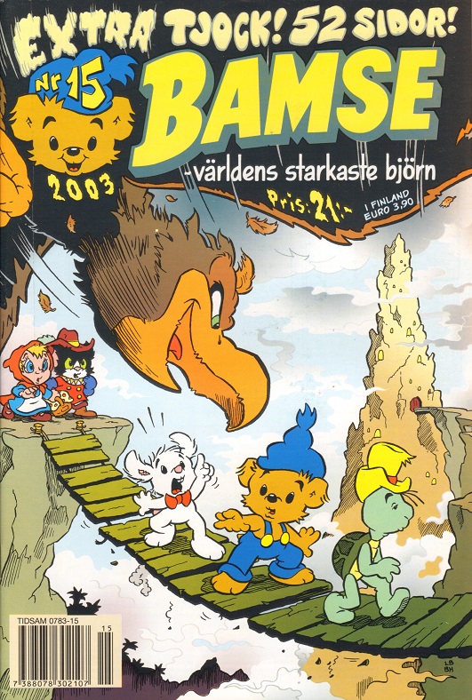 Bamse nr 15 2003, Extratjock 52-sidor - Seriekällaren