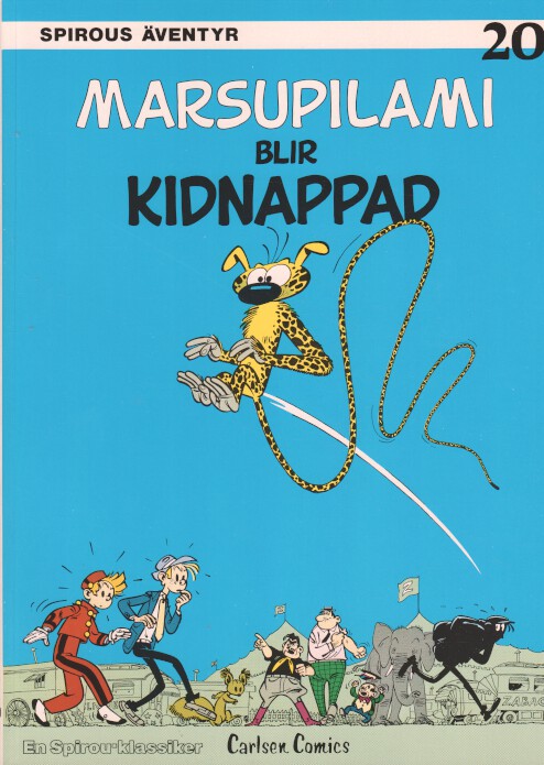 Spirous äventyr 20 Marsupilami blir kidnappad - Seriekällaren