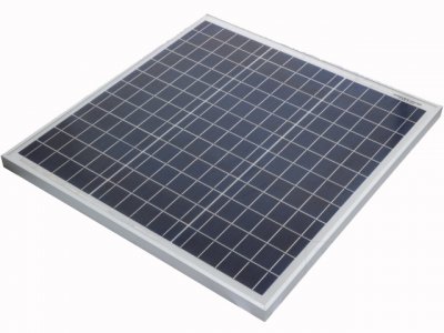 Solcell, polykristallint kisel 40W - Adapterexperten