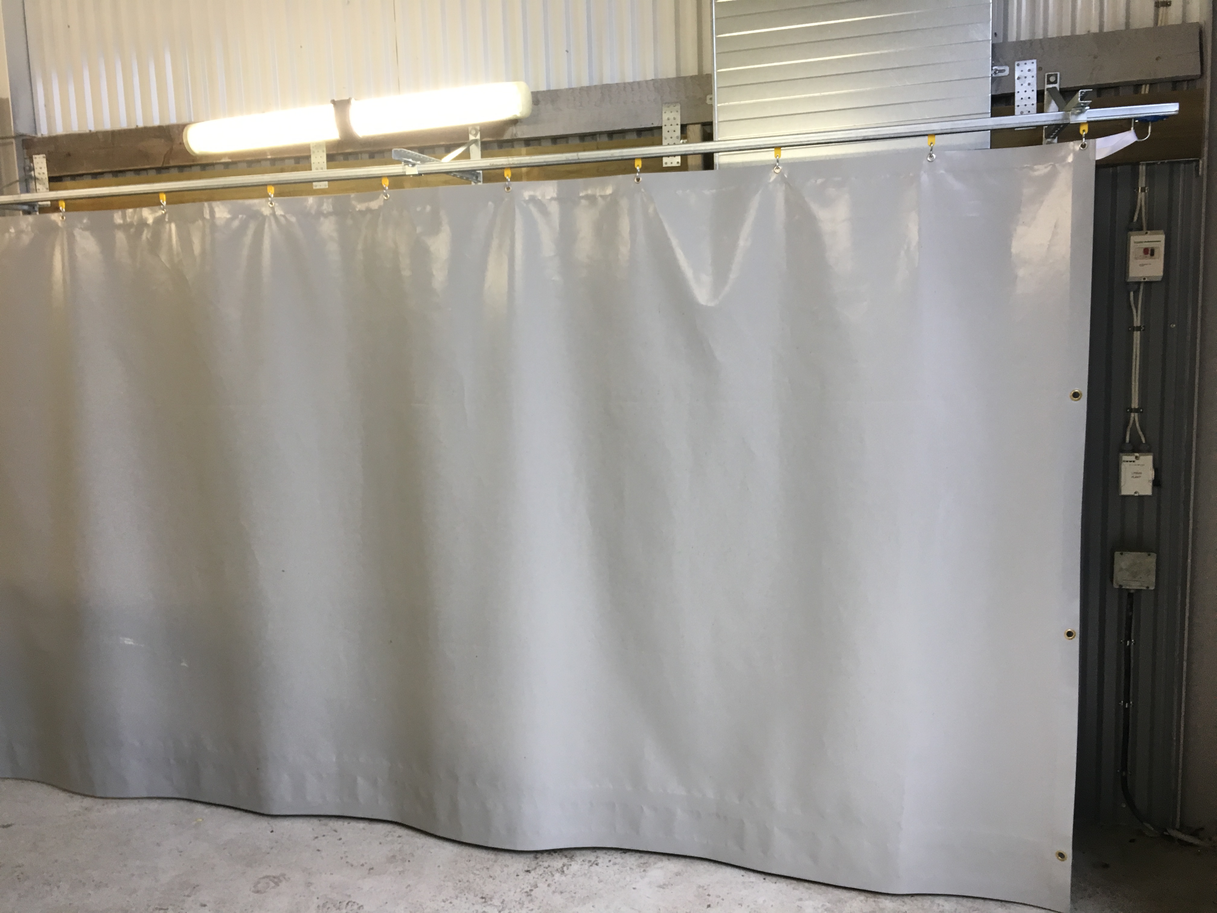 Industridraperi-pvc draperi-bilder