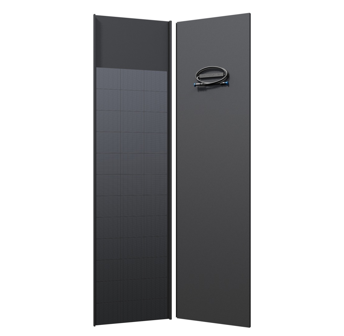 Velario® Dubbelfals med integrerade solceller - Norosteel AB