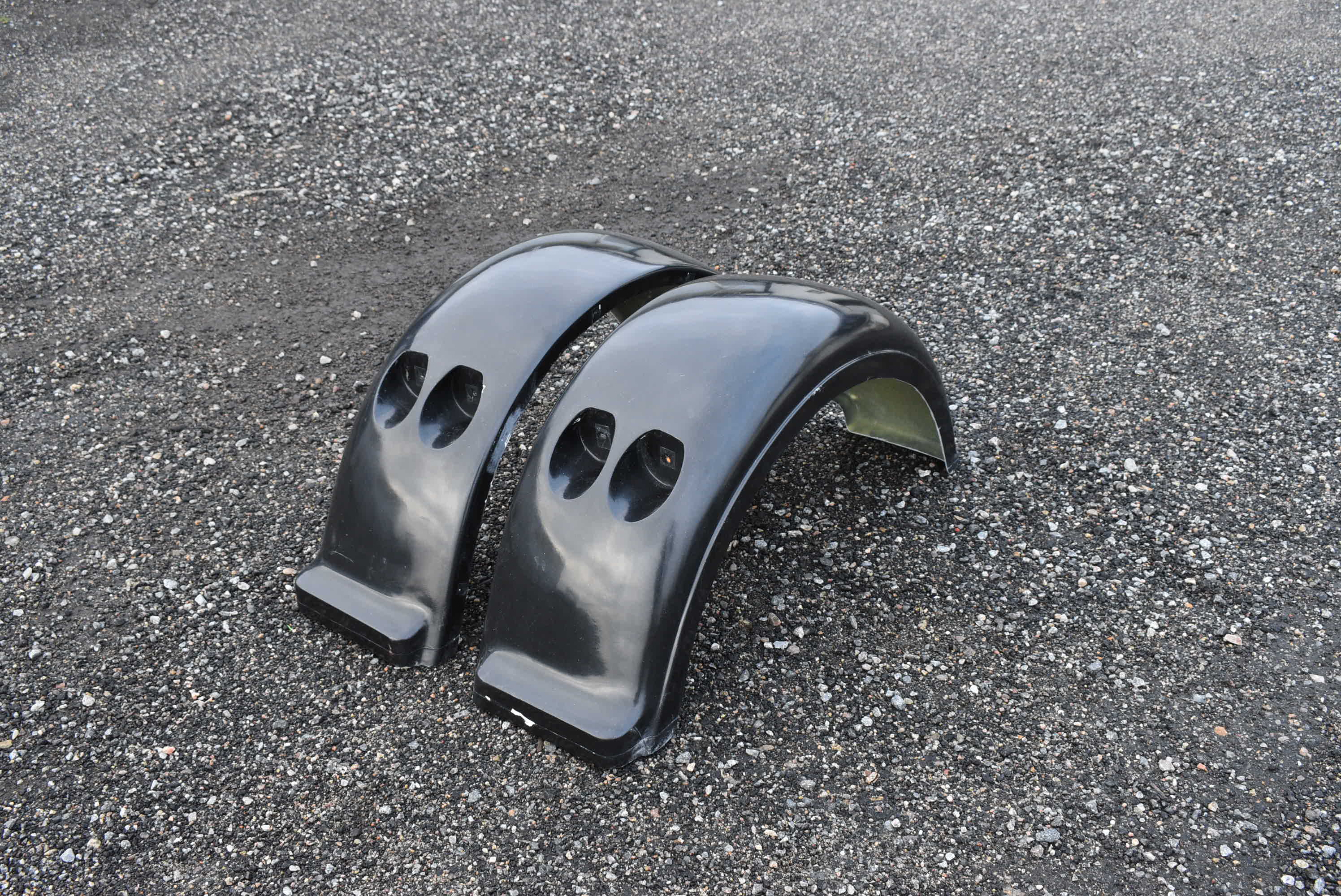 Fiberglass Fenders Rear Model A "Custom" - JOCAR Hot Rods & Steelworks AB