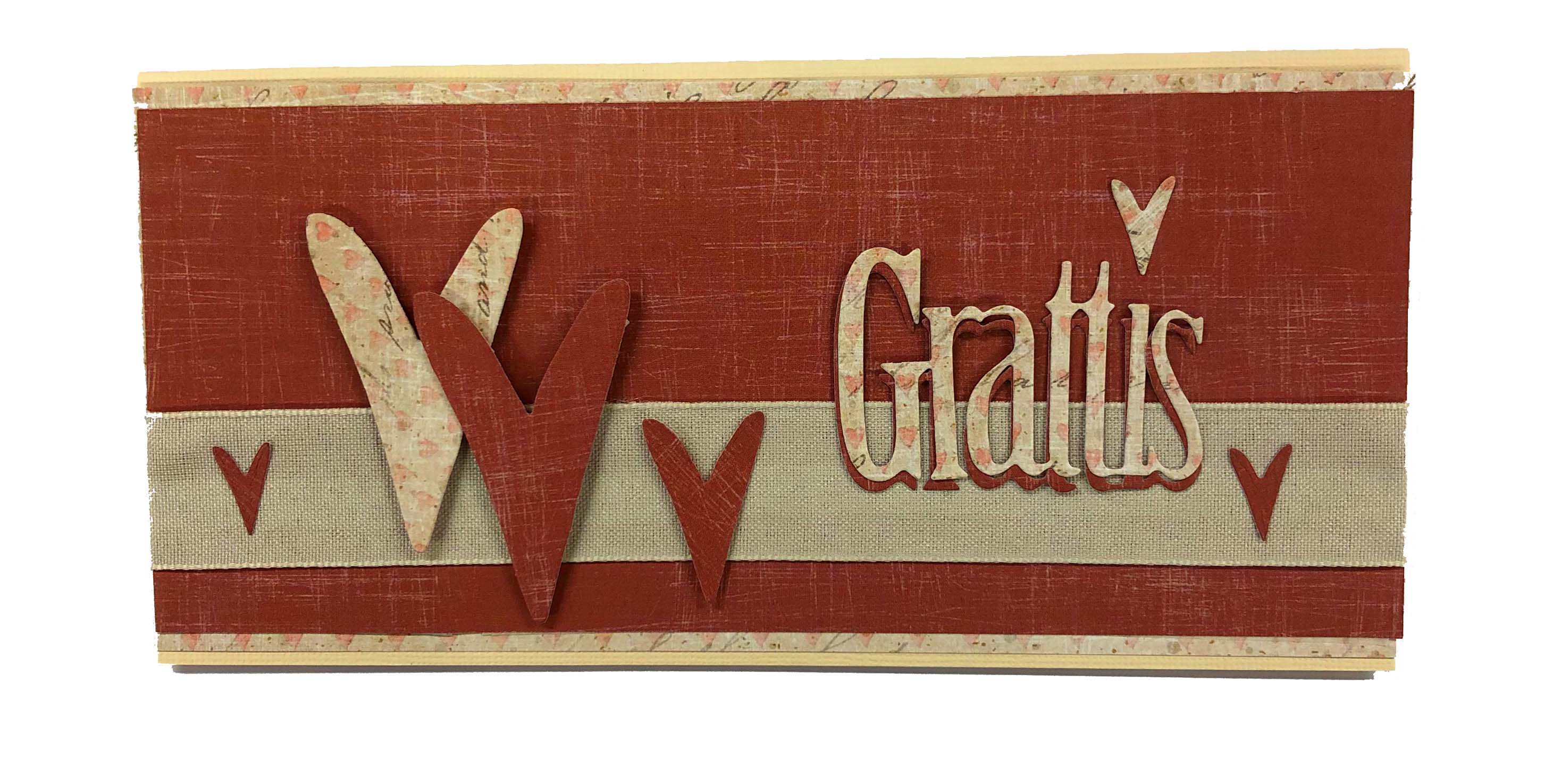 Grattiskort Hearts ( går ej att köpa, endast för inspiration) - Reprint