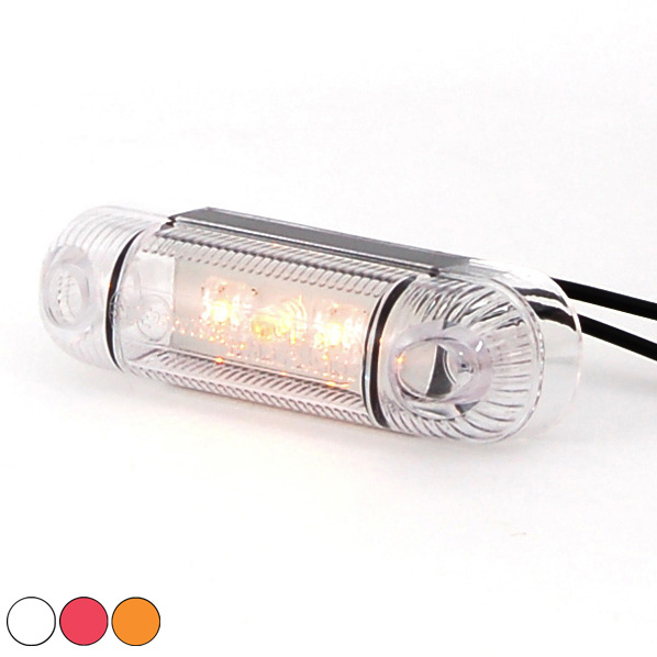 Transparent positionsljus 3 dioder - Fordon262