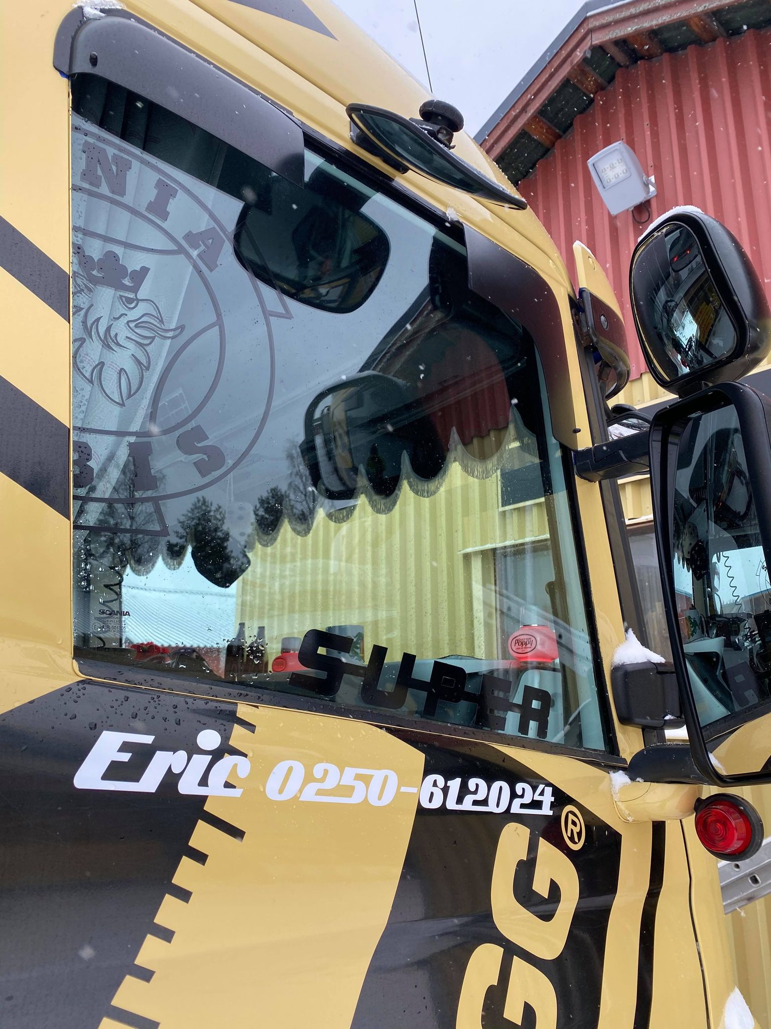 Scania Vabis window decal - Fordon262