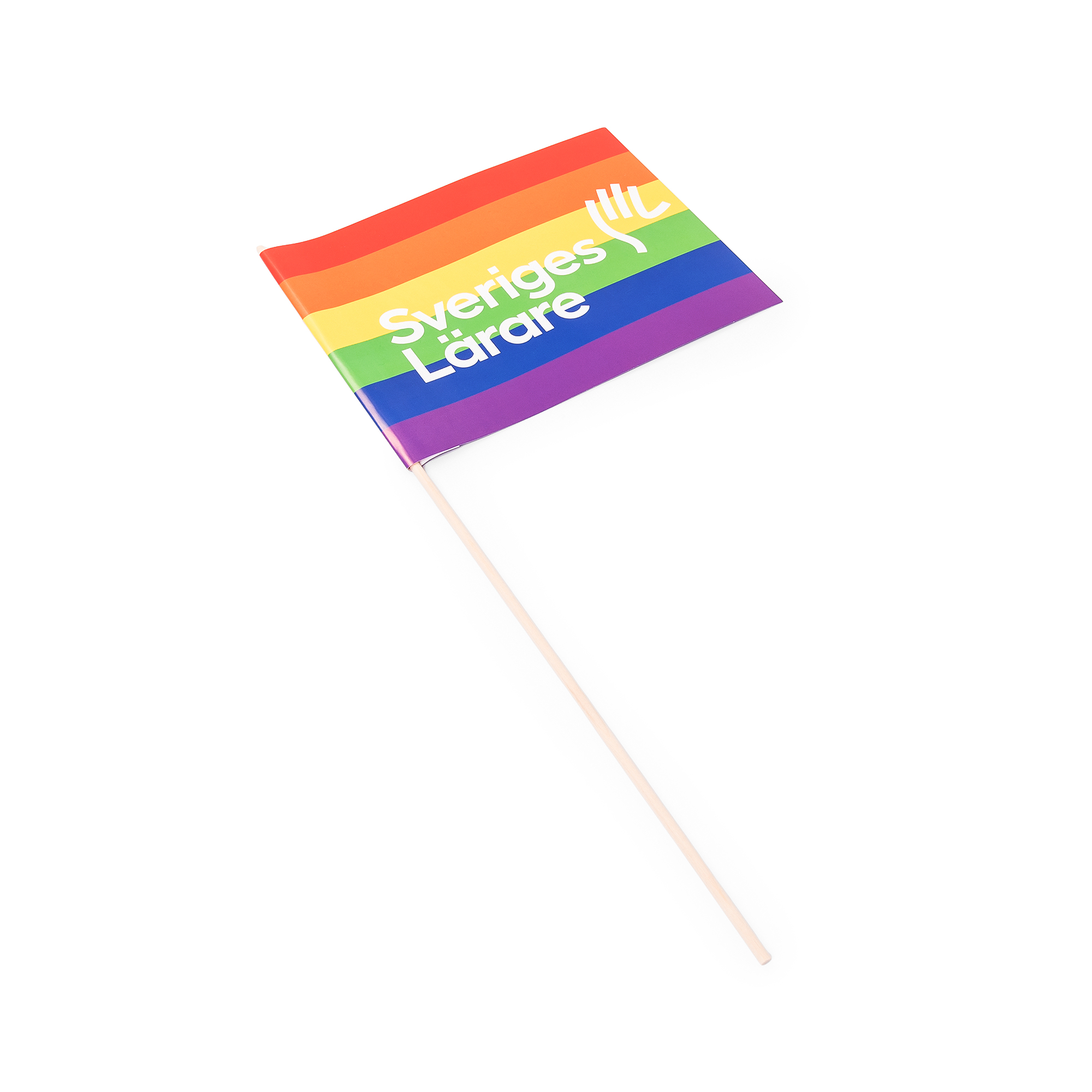 Handflagga Pride - Sveriges Lärare