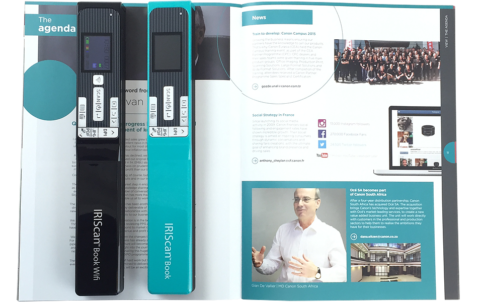 IRIScan Book 5- med wifi - scanna böcker och tidningar