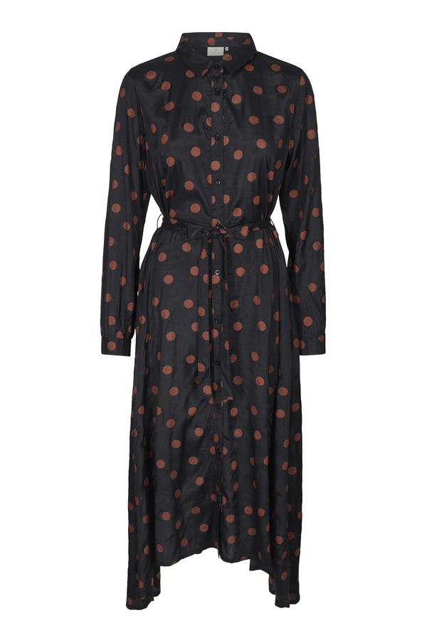 KAoline Dress Black with mustan KAFFE - Casualwomen Fashion Shop Online