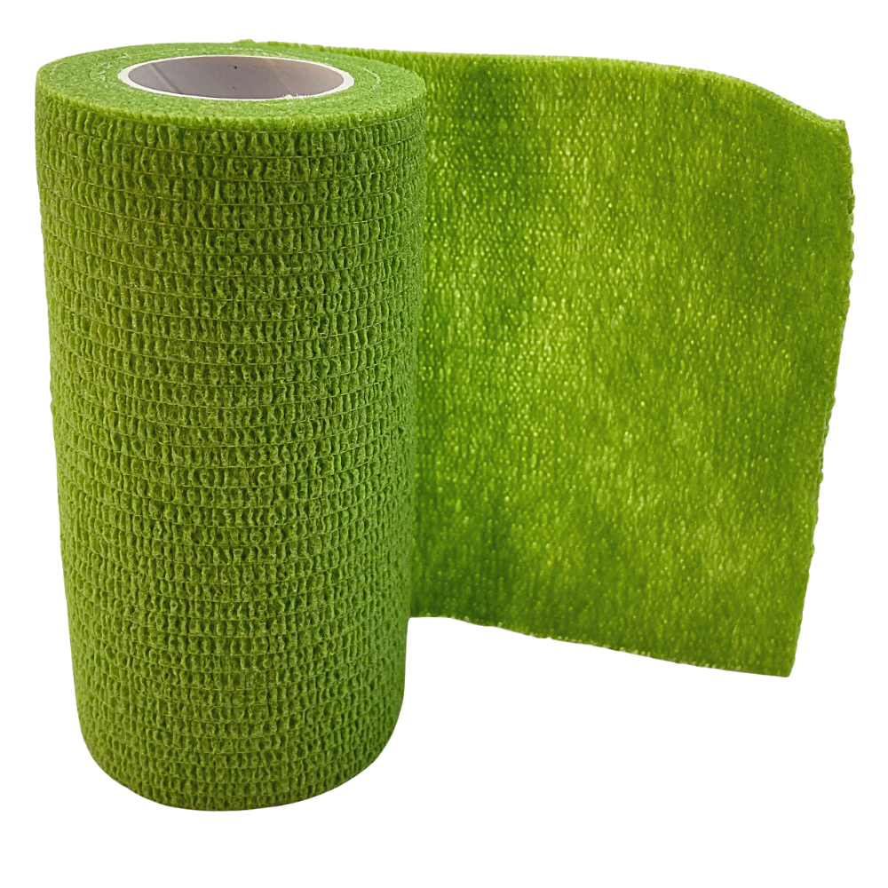 VetProvide - Vetrap 10 cm x 4,5 m groen VetProvide cohesief zelfklevend ...