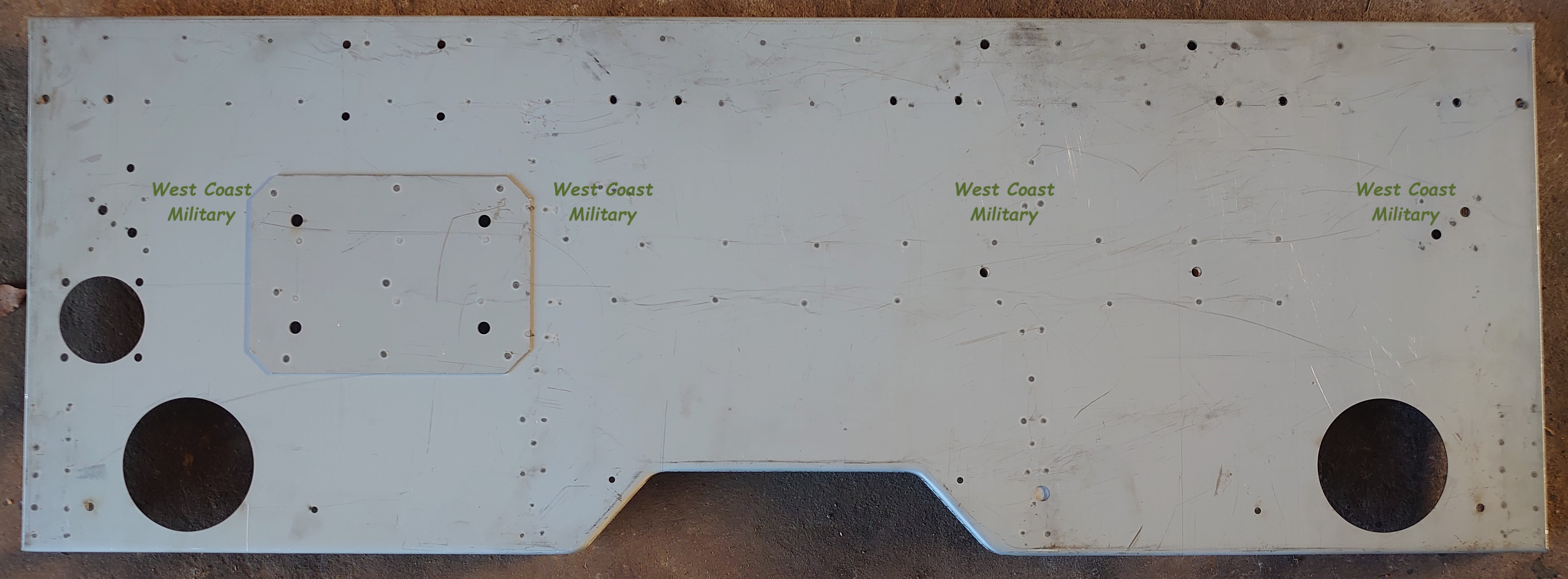 Rear panel STD - West coast military