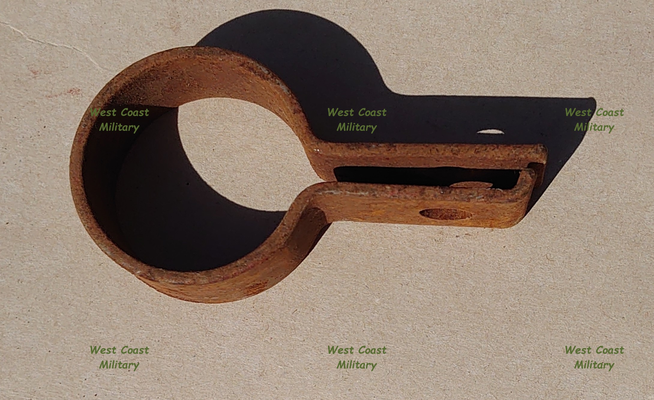 Exhaust clamp front - West coast military