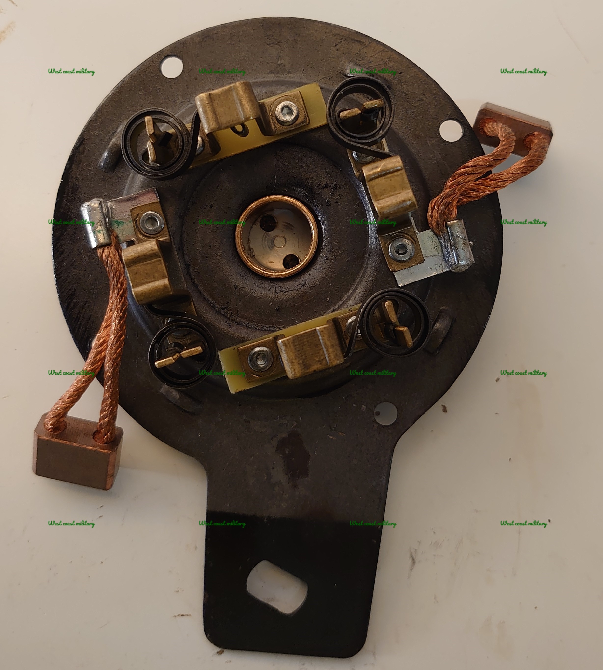 Starter motor plate commutator - West coast military