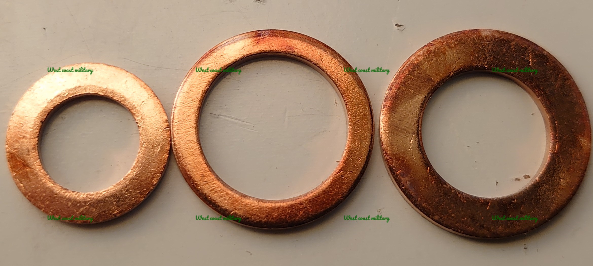 Copper gasket - West coast military