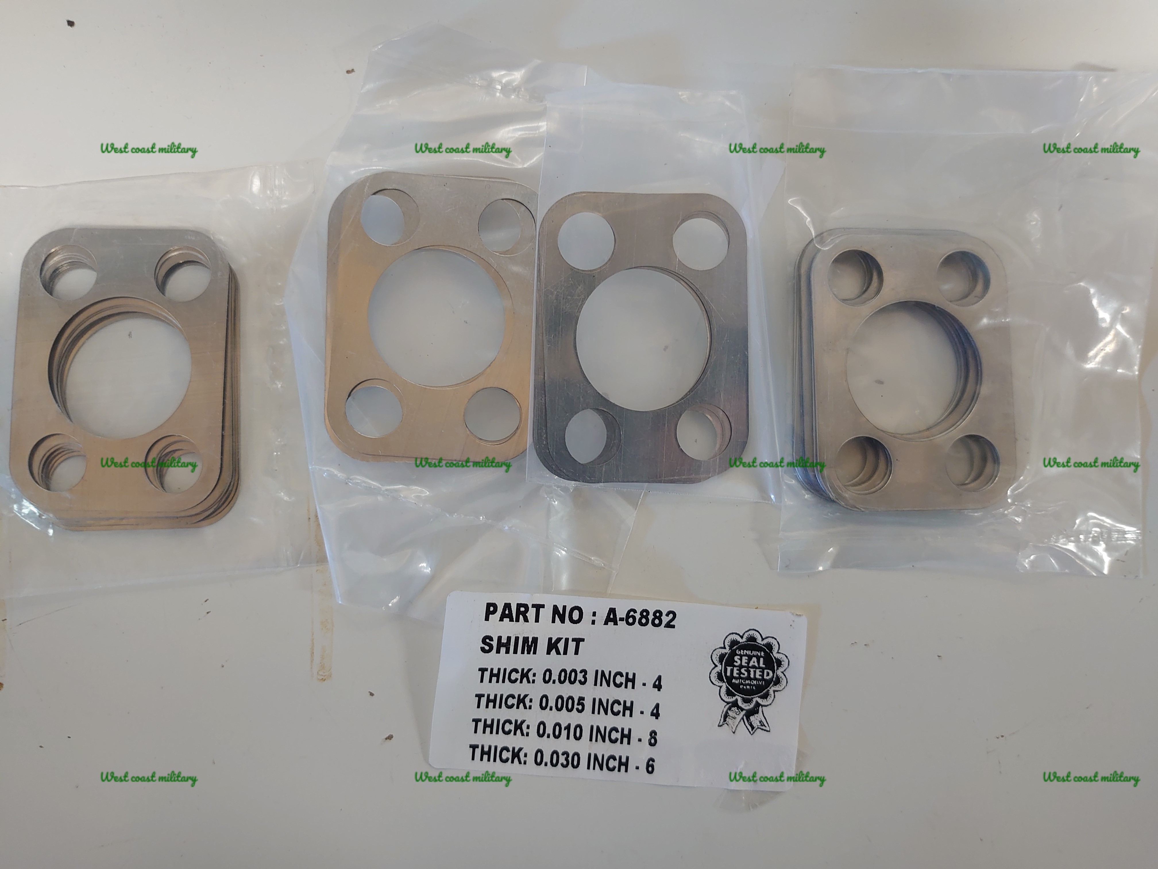 SHIM Kit king pin - West coast military