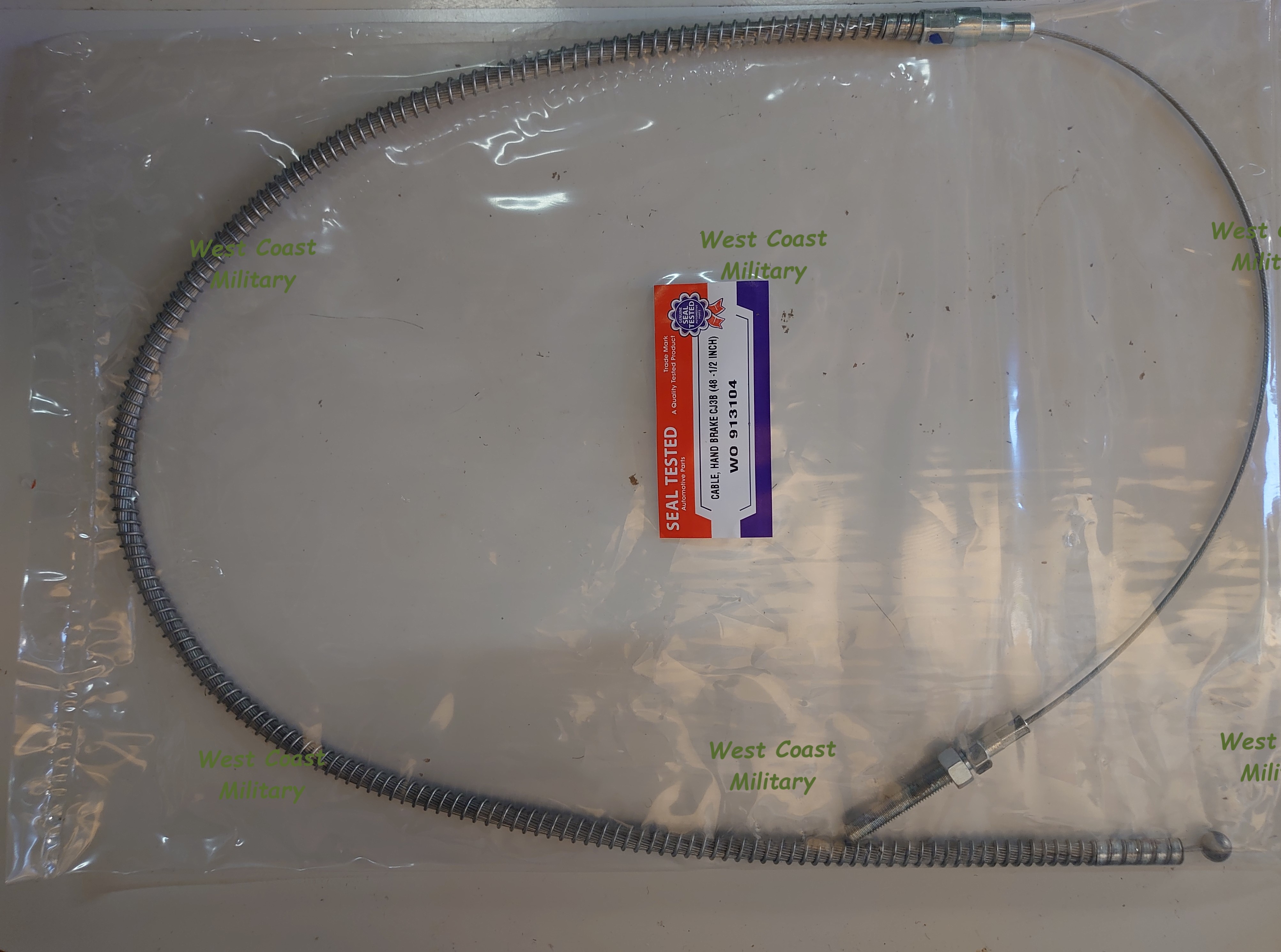 CABLE, hand brake CJ3B - West coast military