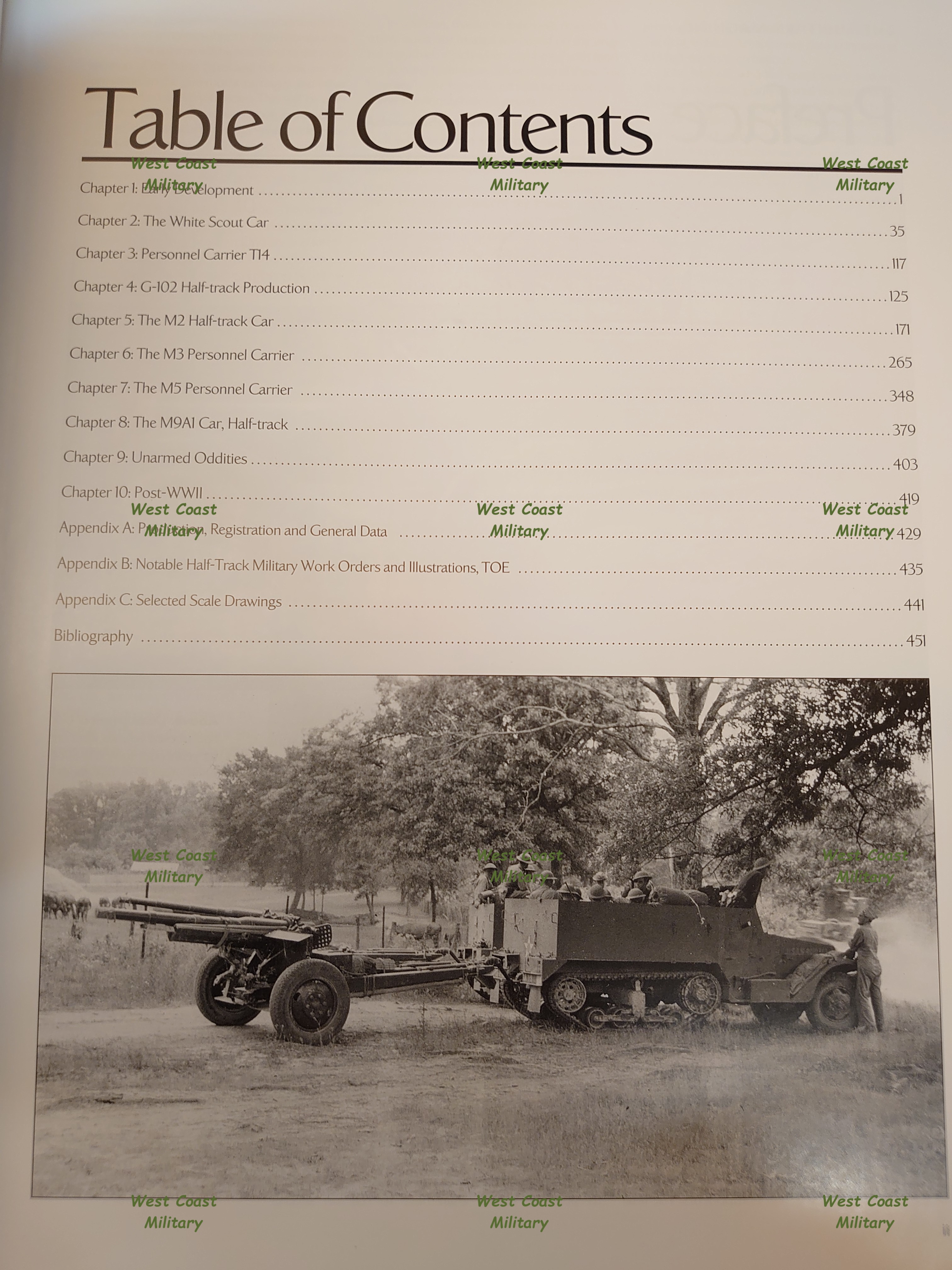 U.S. Half-tracks - West coast military
