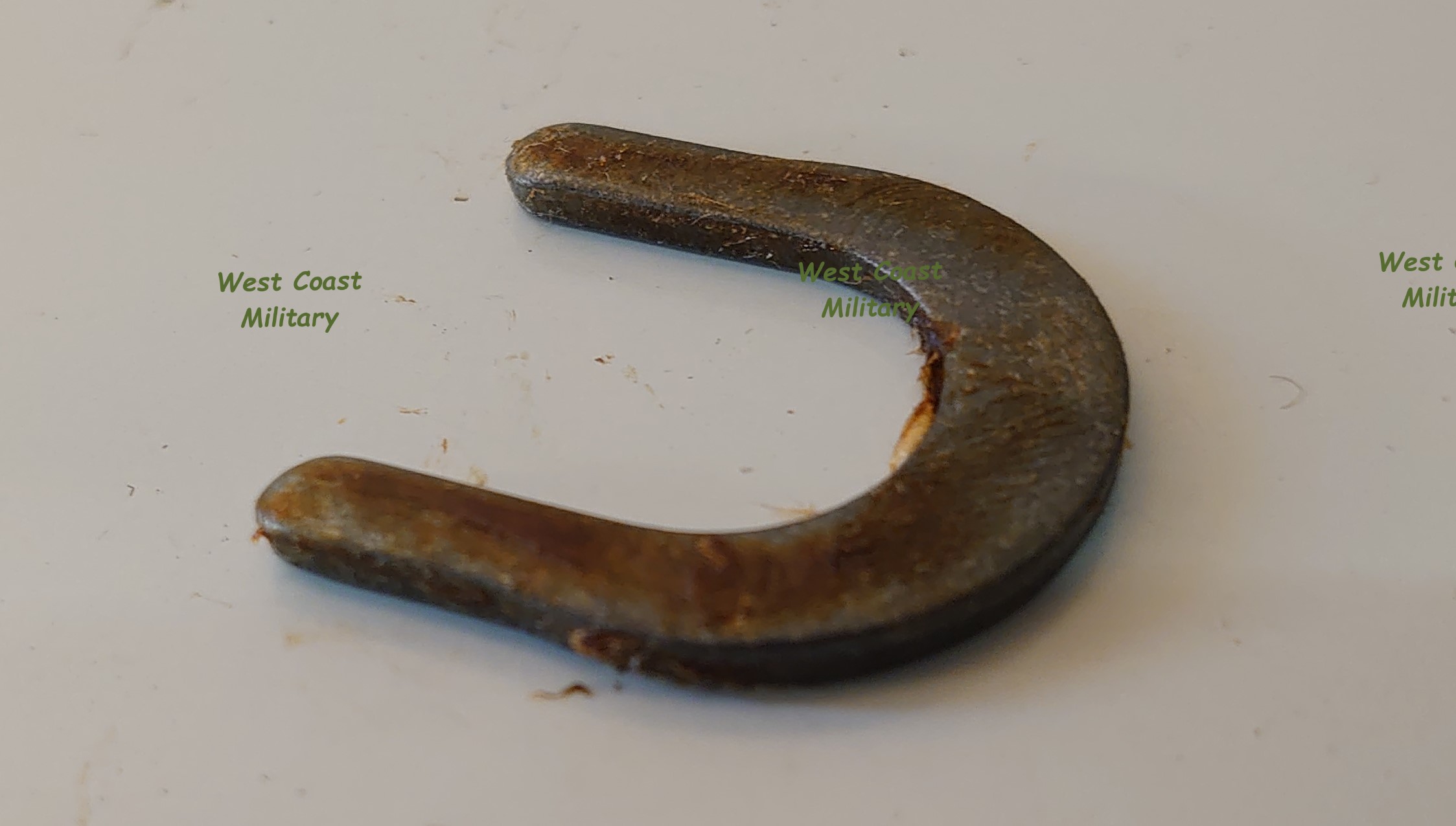 Lock bolt service brake shoe - West coast military