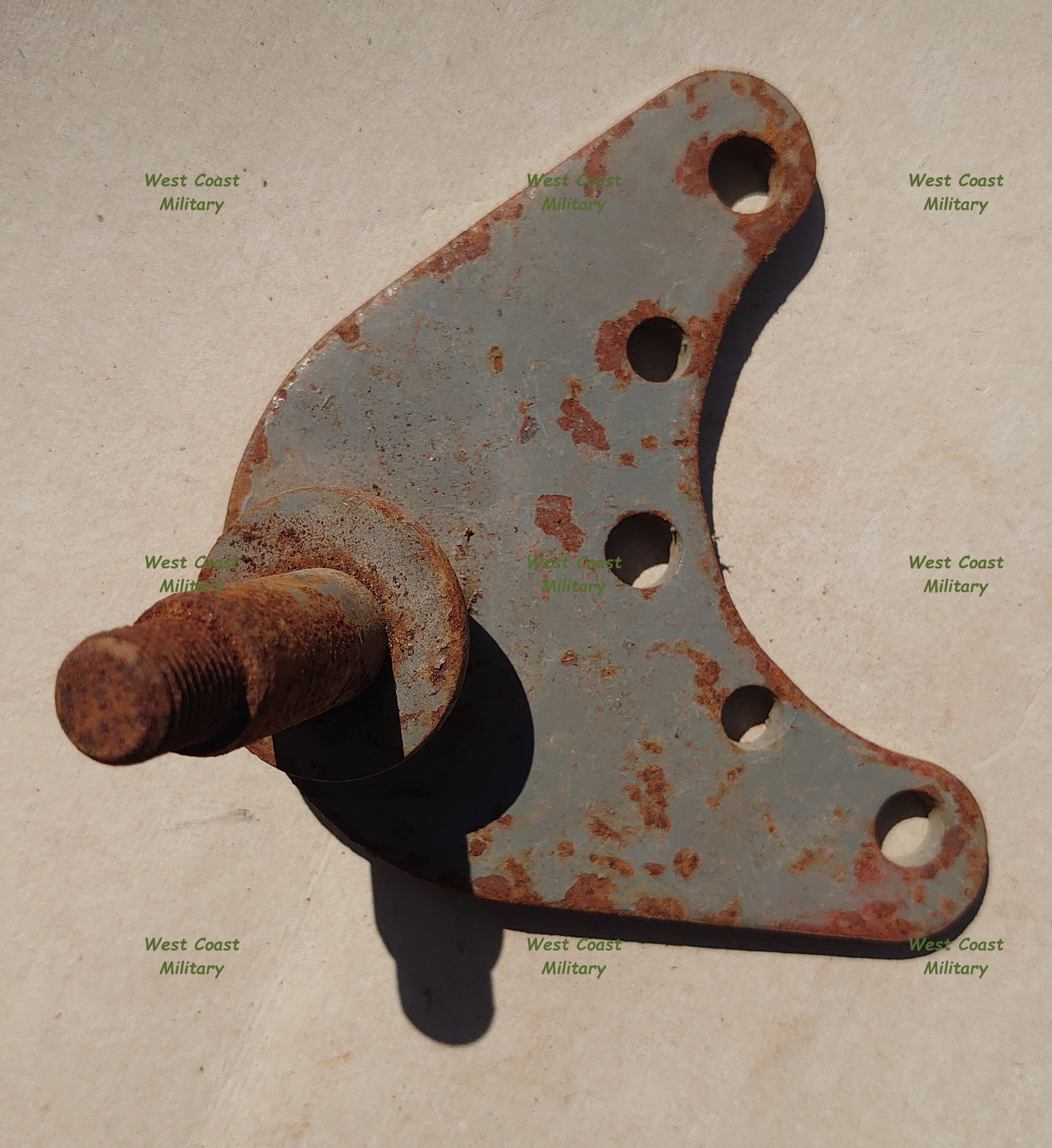 Shock absorber mount lower rear - West coast military