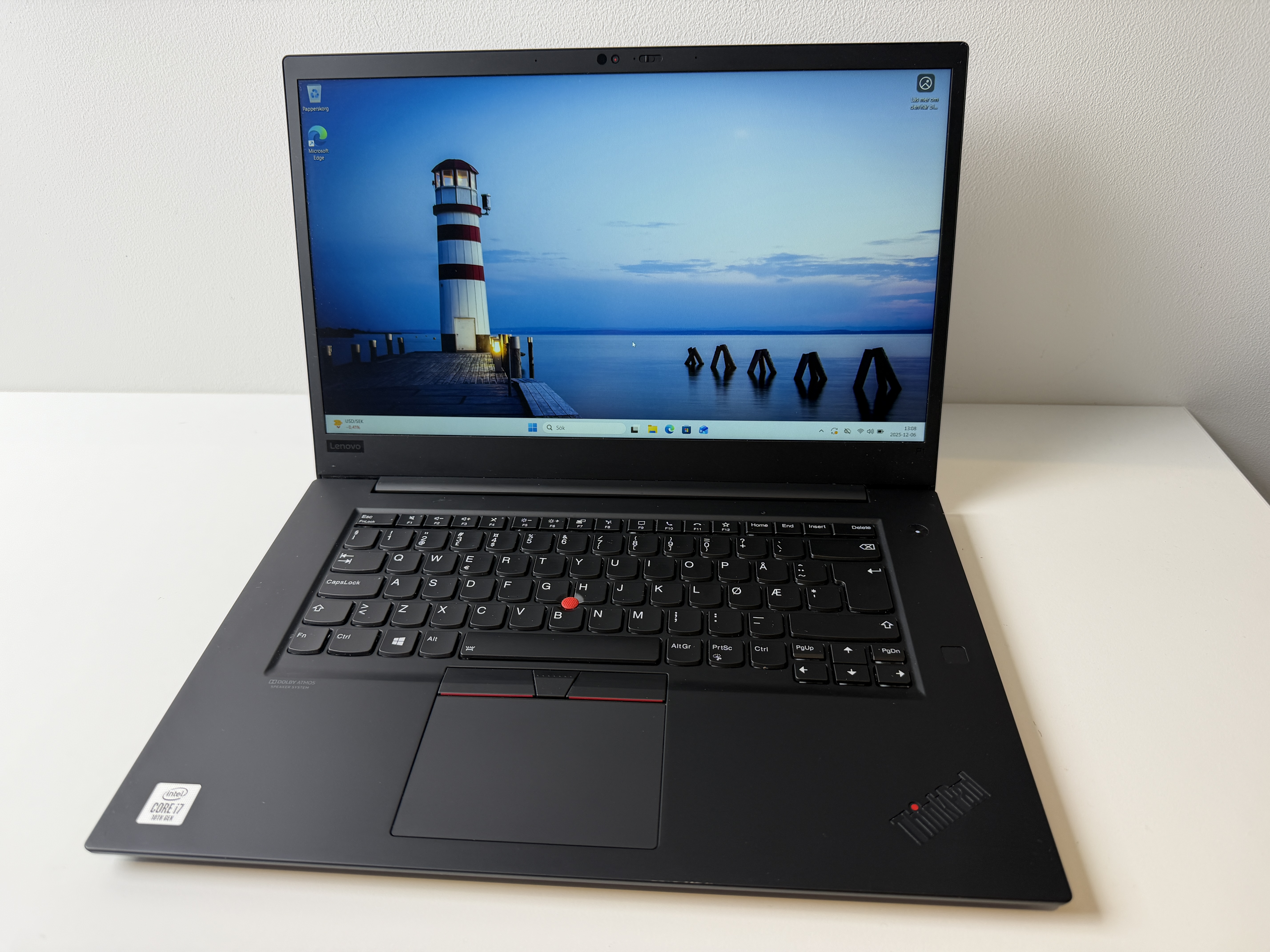 Lenovo ThinkPad P1 Gen3 15,6" FHD IPS XEON W-10855M 32GB 512GB Quadro ...