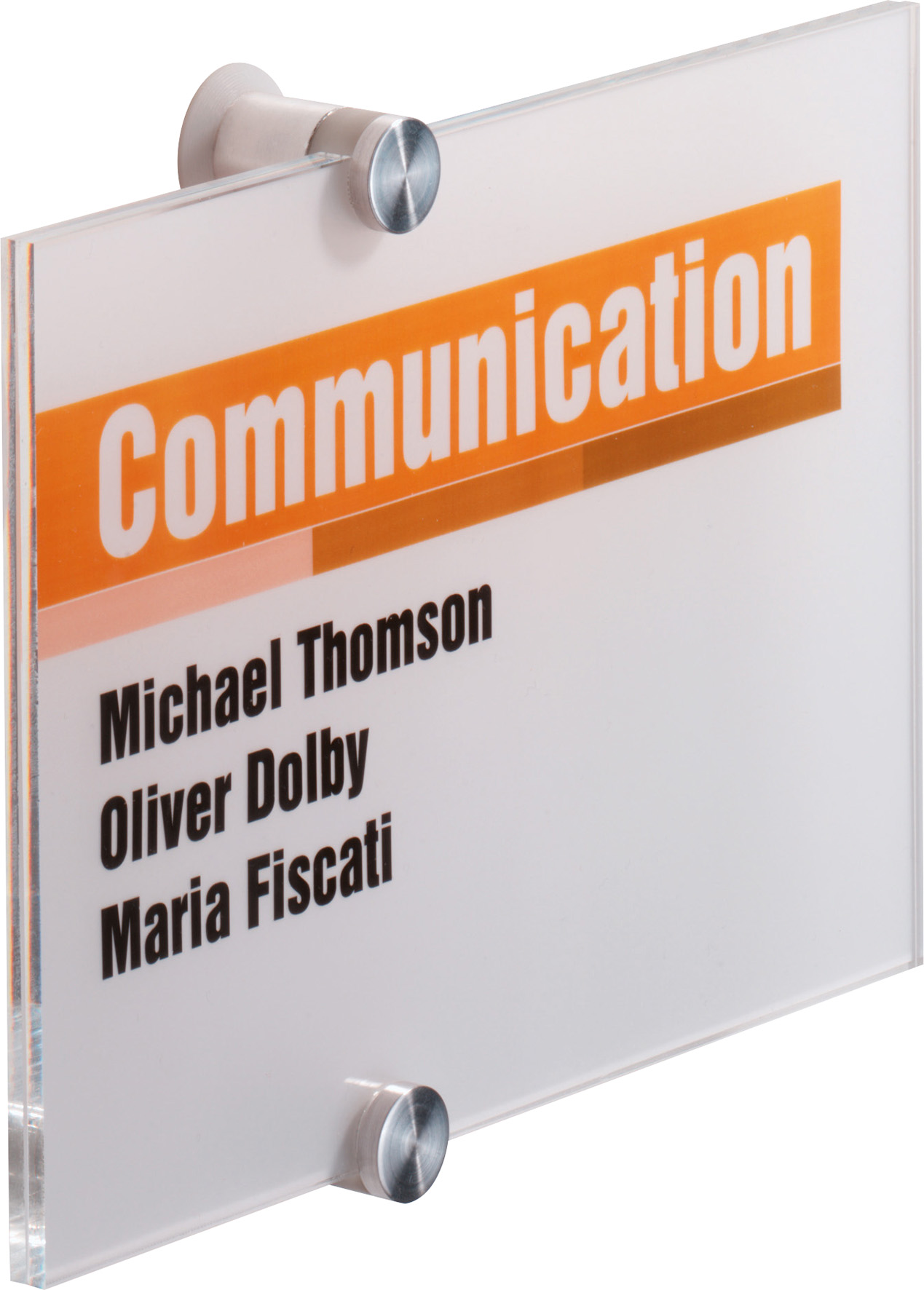 Dörr-/Väggskylt Crystal A5 - Officestore.se