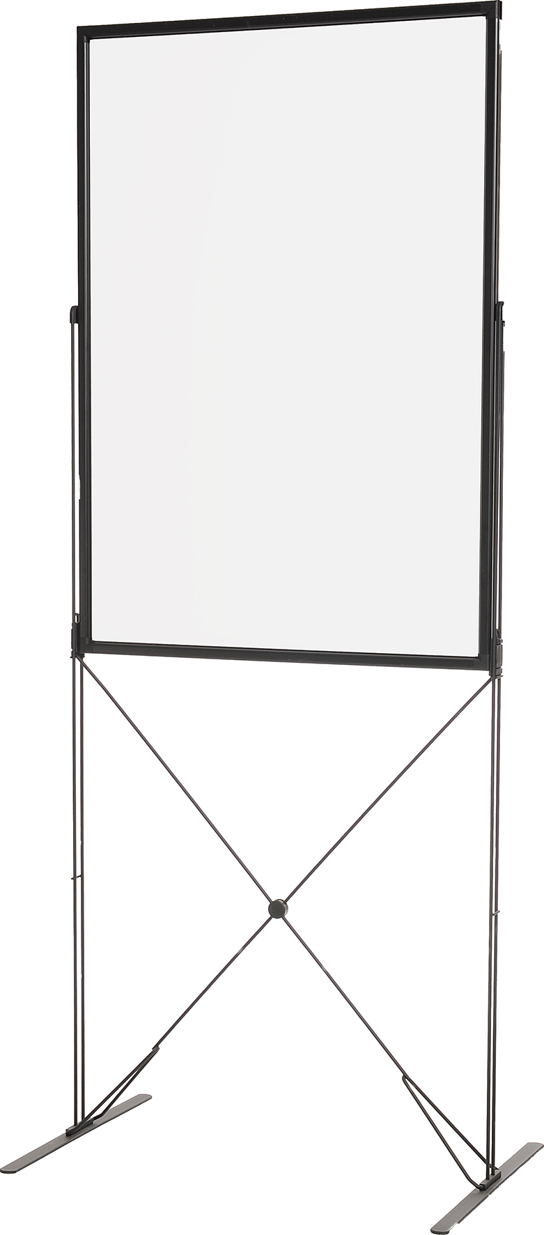 Skärm golvställ x-stand grå - Officestore.se