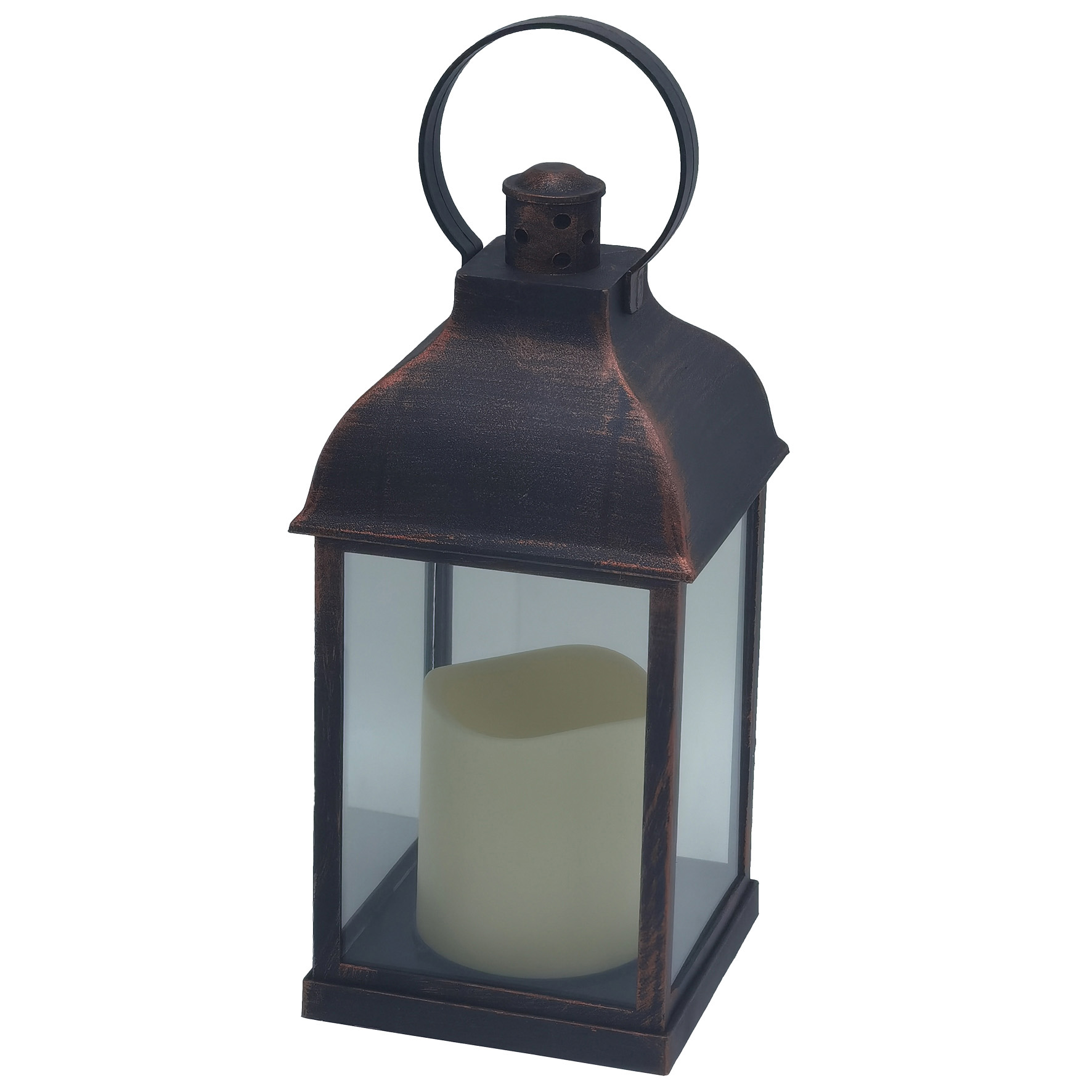 Lykta med inbyggt LEDljus 22cm - Officestore.se