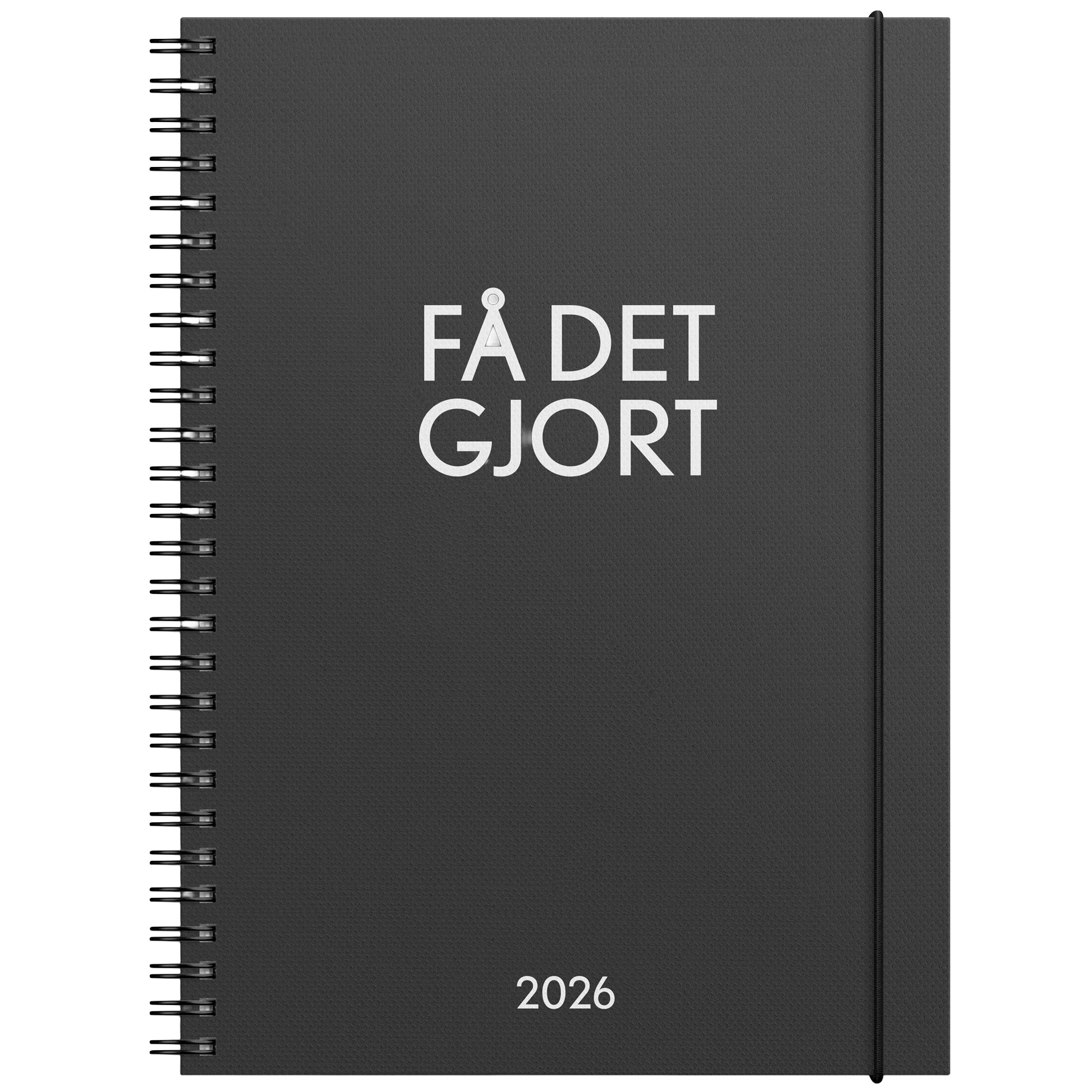 Kalender Få det gjort 2026 svart - Officestore.se