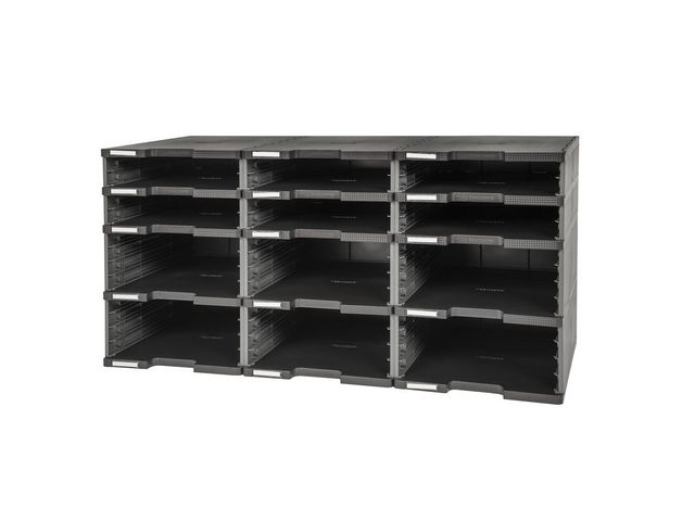 Blankettfack EXCOMPTA MODULODOC 12 f grå - Officestore.se