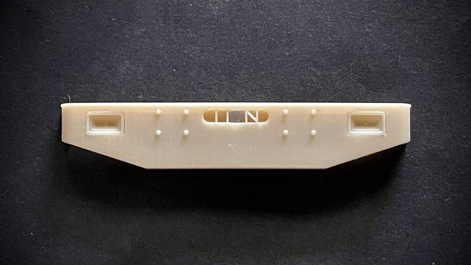 Scania 2/3 Serie custom front bumper with two extra lights pre mounted ...