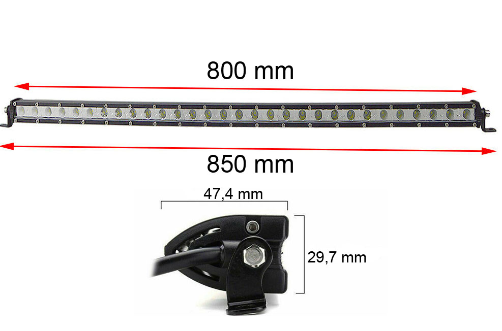 LEDRAMP RAK 32" /150 * SLIM - SafeRace