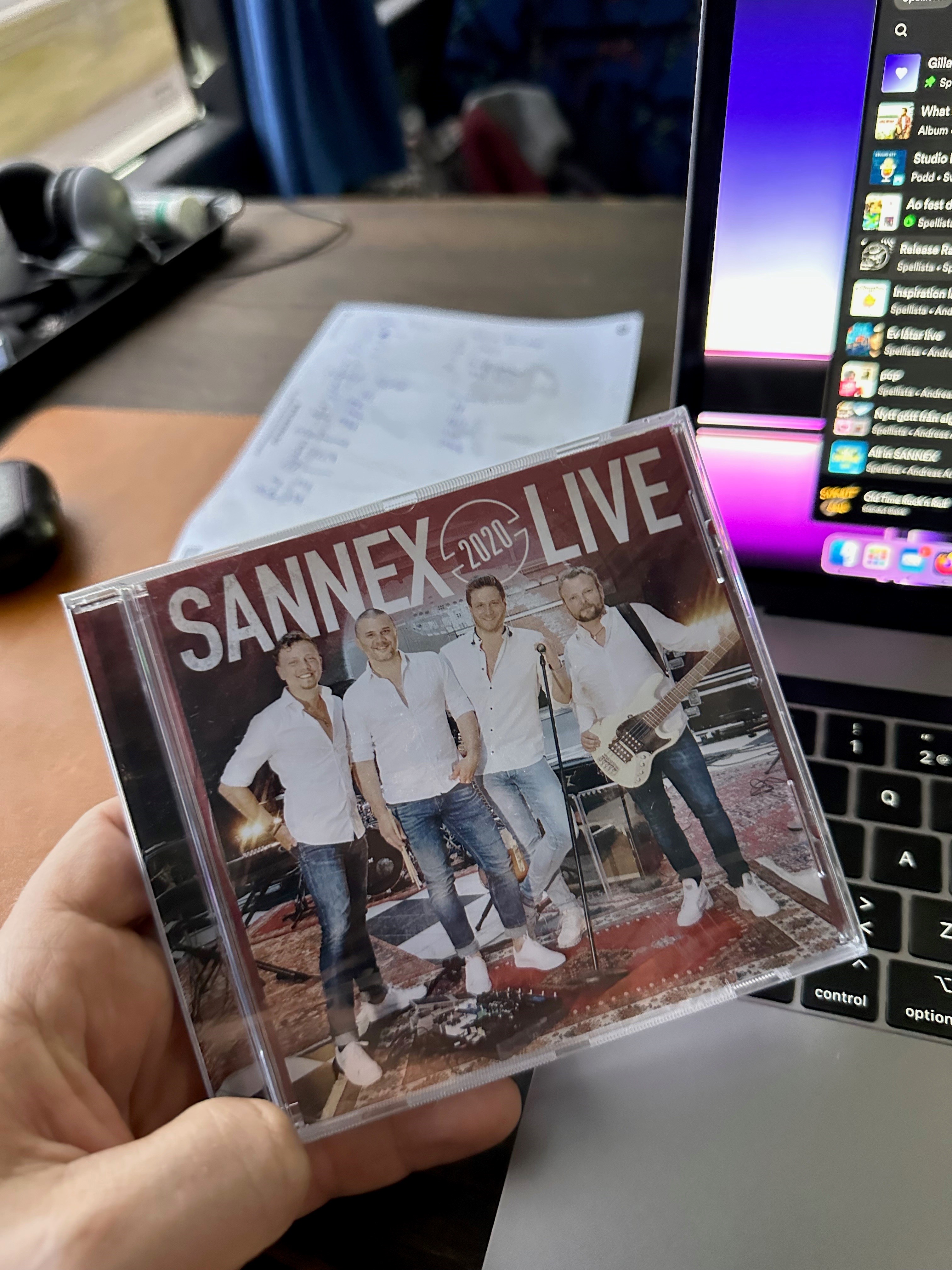 CD Skiva - Sannex Live 2020 - Sannex