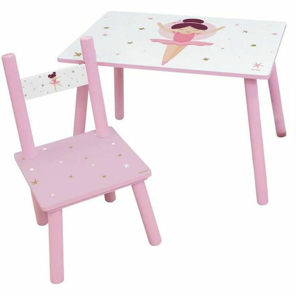 Bord och stol för barn Fun House Dancer Ballerina Barn - Heminredarna.se