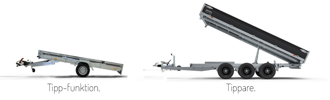 Tippsläp & Släp med Tipp | Klippansläp