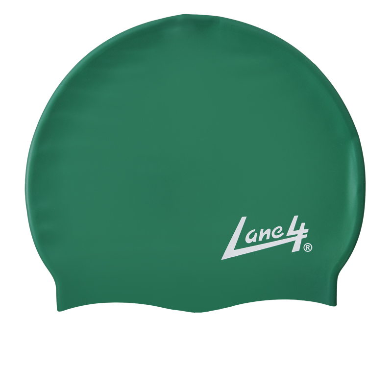 Lane 4 - SWIM CAP SILICONE GREEN FROM LANE 4