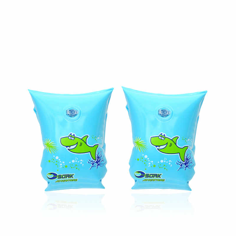 Lane 4 - Arm puffs Shark blue 0-2 years from SOAK