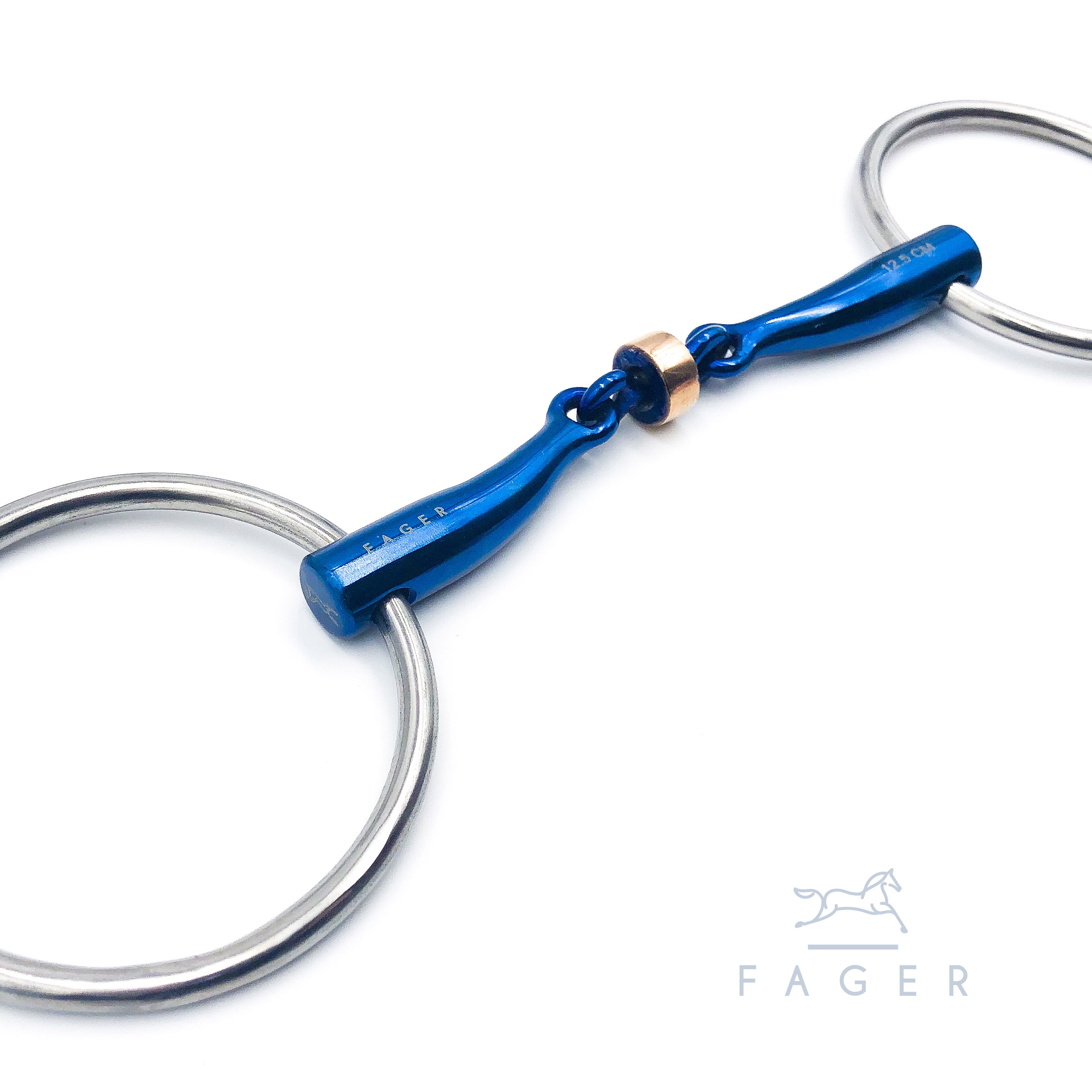 Fager "Sally" Titanium Anatomic Copper Roller Loose Ring - På Bettet