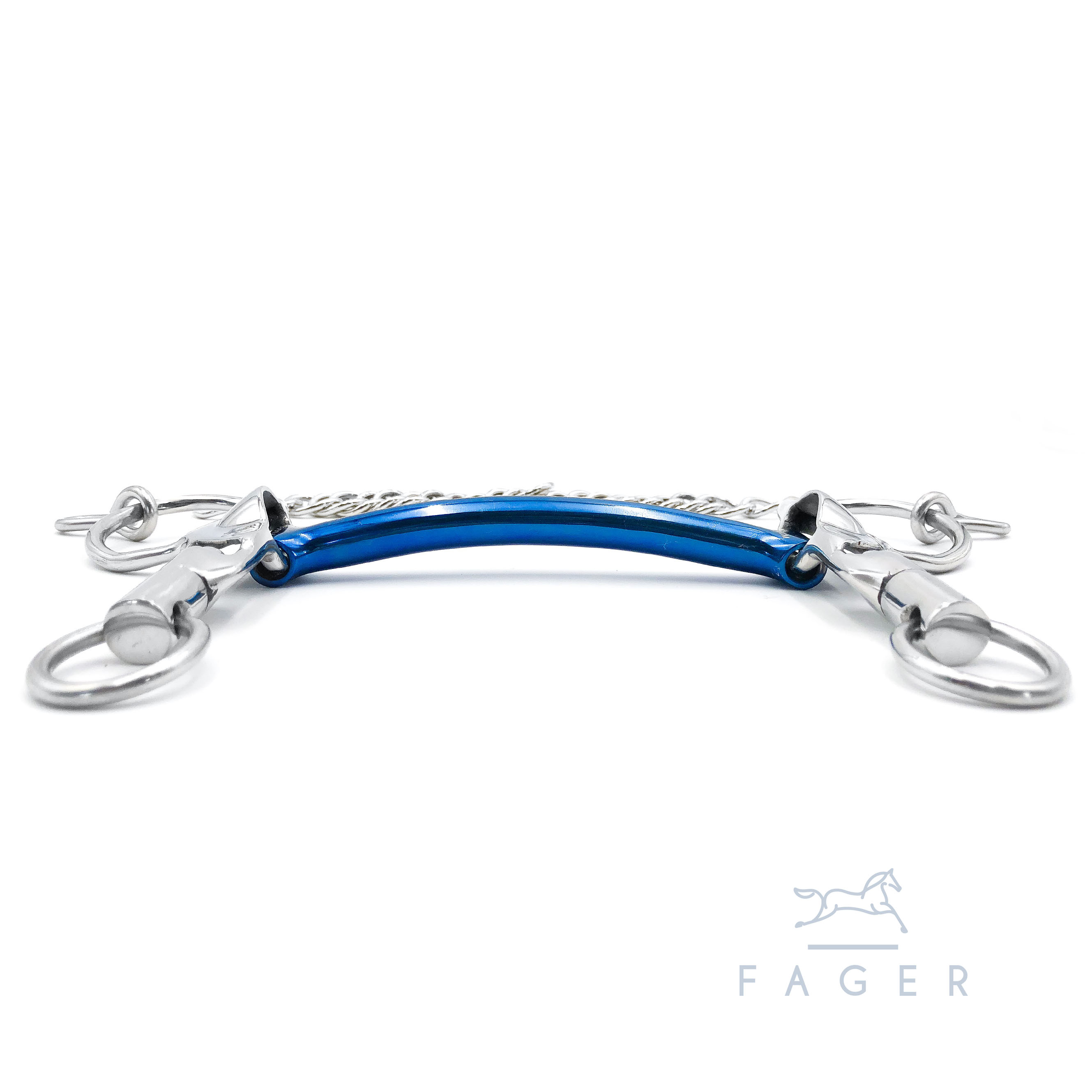 Fager "Sabina" Icelandic Titanium Mullen Mouth Short Shanks bit - På Bettet